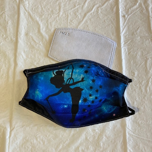 Accessories | Tinkerbell Nighttime Silhouette Face Mask Wfilter ...